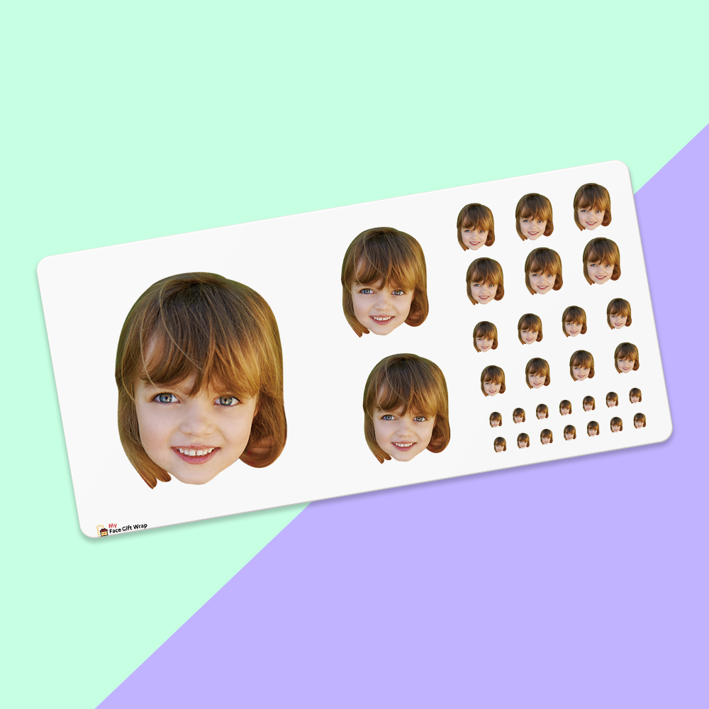 Custom Big Face Sticker Sheet Honey Girl | Custom Face Stickers | Face ...