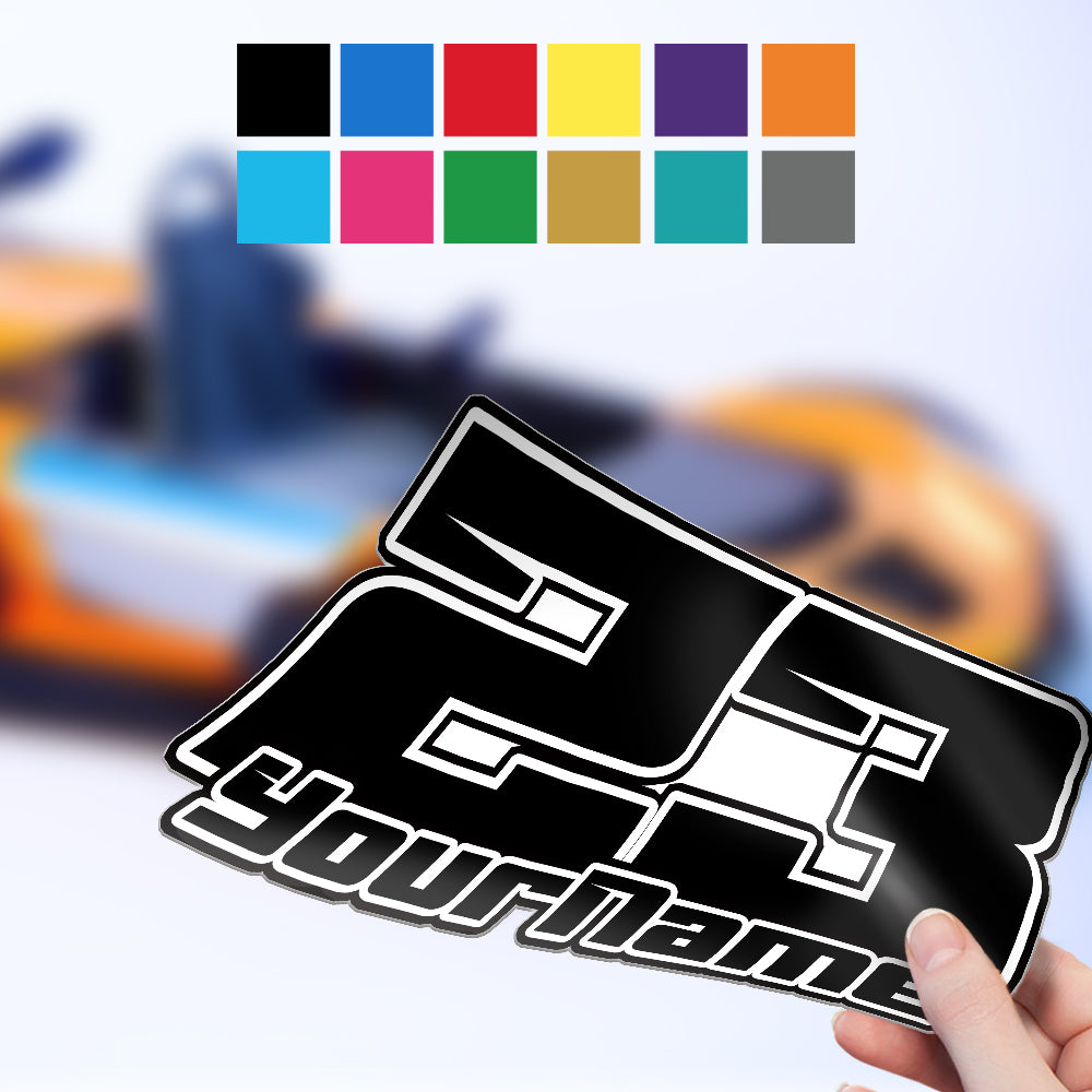 Motocross Stickers Custom Racing Numbers & Name Stickers Decals Race M ...