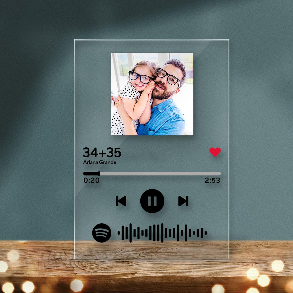 Mother's Day Gifts Personalized Spotify Code Music Plaque(4.7in x 7.1in ...