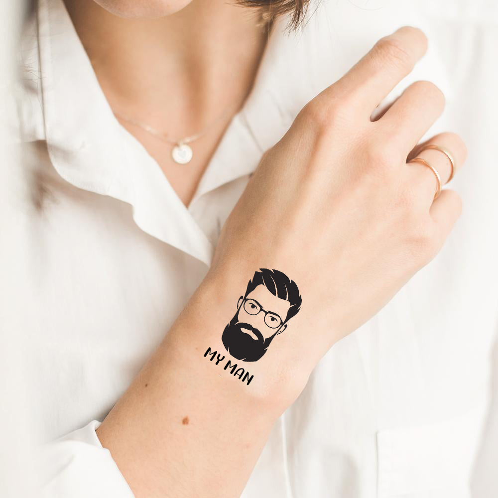 Custom Tattoo Stickers Photo Face Temporary Sticker Name Decals Tattoo ...
