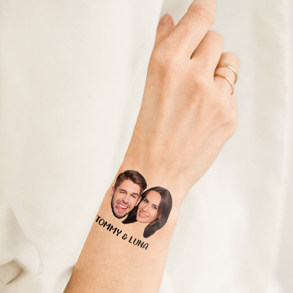 Custom Photo Temporary Tattoos Arm Tattoos Face Tattoos for Women ...