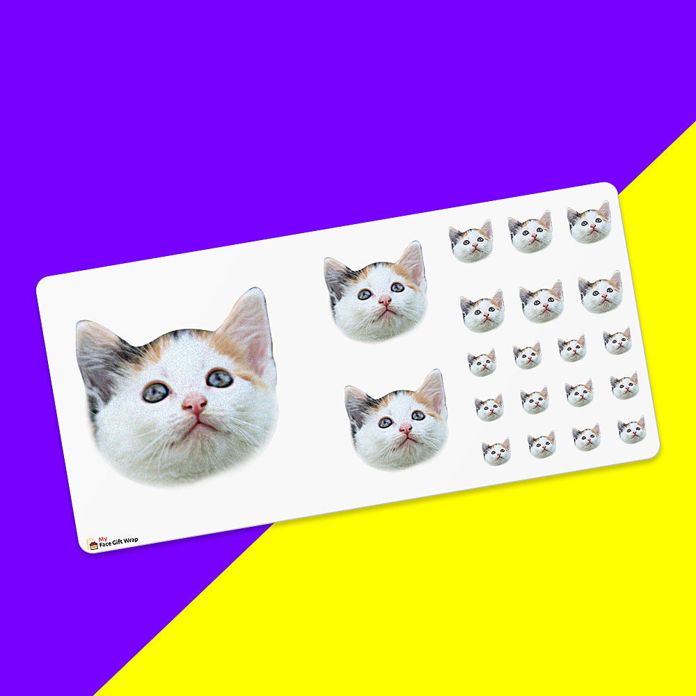 Birthday Gifts Custom Face Stickers Sheets | Custom Face Stickers ...
