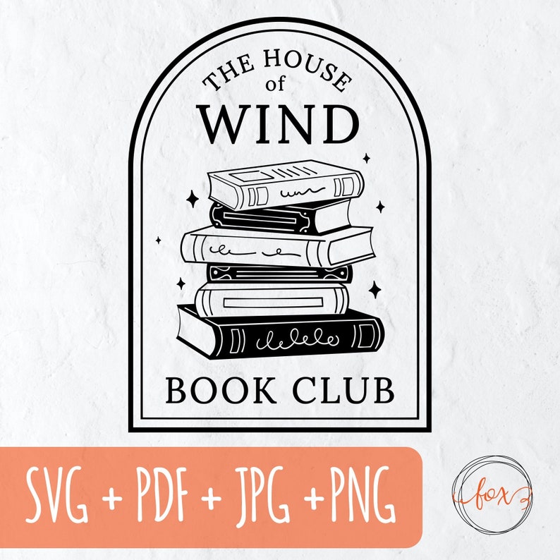 House of Wind Book Club Creativity and Fun Digital Download | booksvg.store