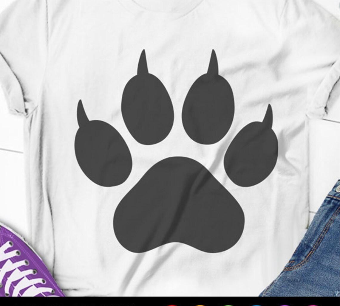 Free Dog Paw SVG Animal Print Svg Silhouette Cricut Cut Files ...