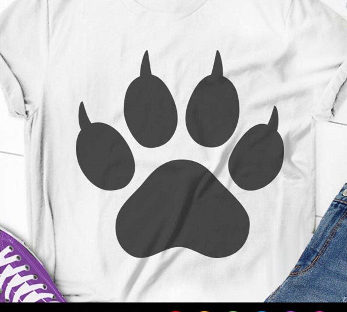 Free Dog Paw SVG Animal Print Svg Silhouette Cricut Cut Files ...