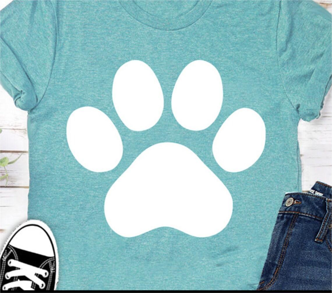 Free Dog Paw SVG Animal Print Svg Silhouette Cricut Cut Files ...