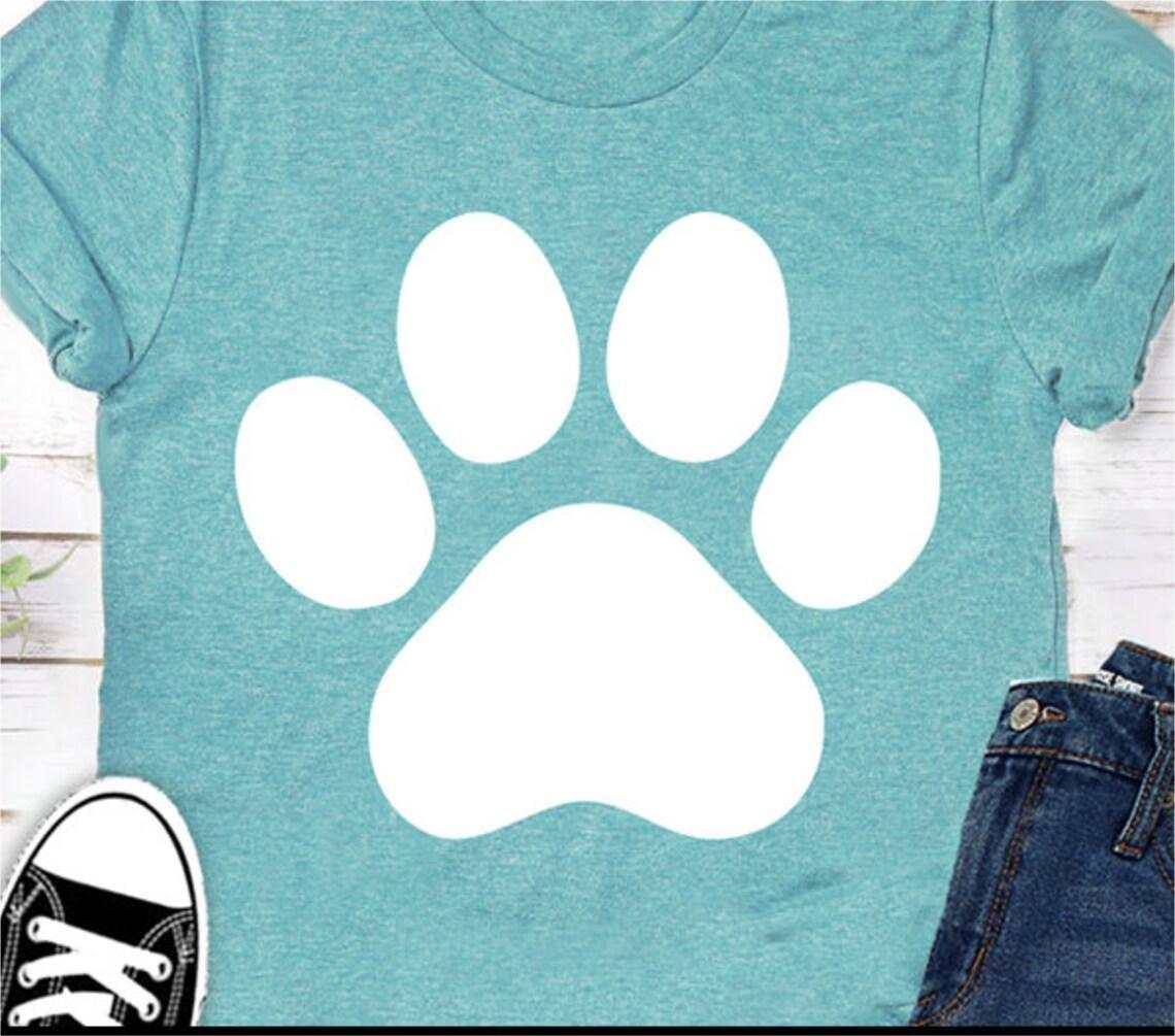 Free Dog Paw SVG Animal Print Svg Silhouette Cricut Cut Files ...