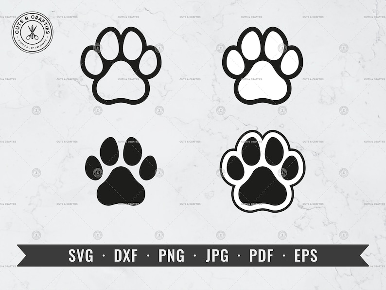 Dog Paw SVG Digital Download | pawprintsvg.com