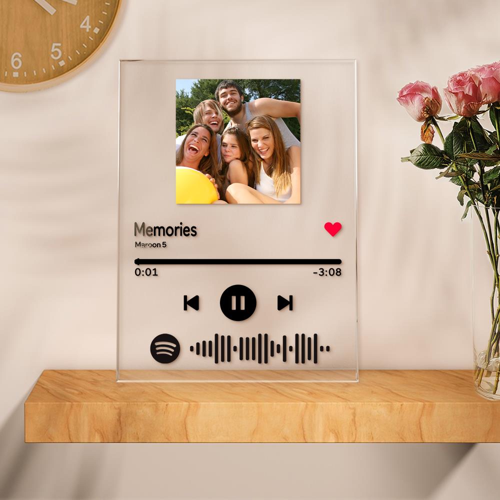 Best Souvenir Custom Spotify Plaque Scannable Spotify Night Gift For ...