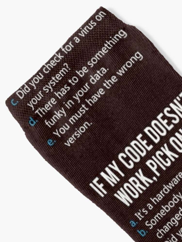 Programmer Socks