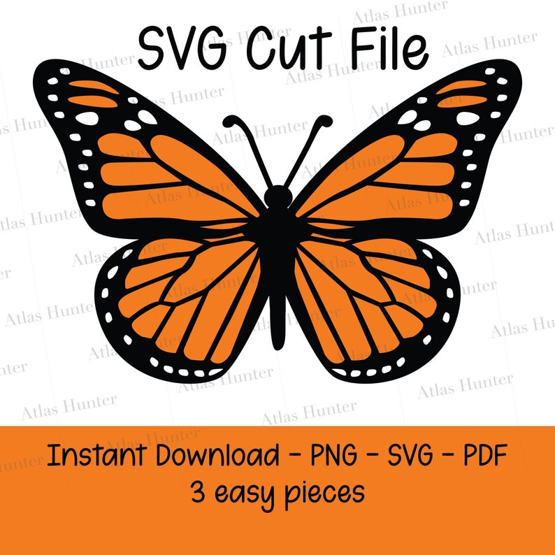 Monarch Butterfly Cricut Cut File SVG , Butterflies Svg ...