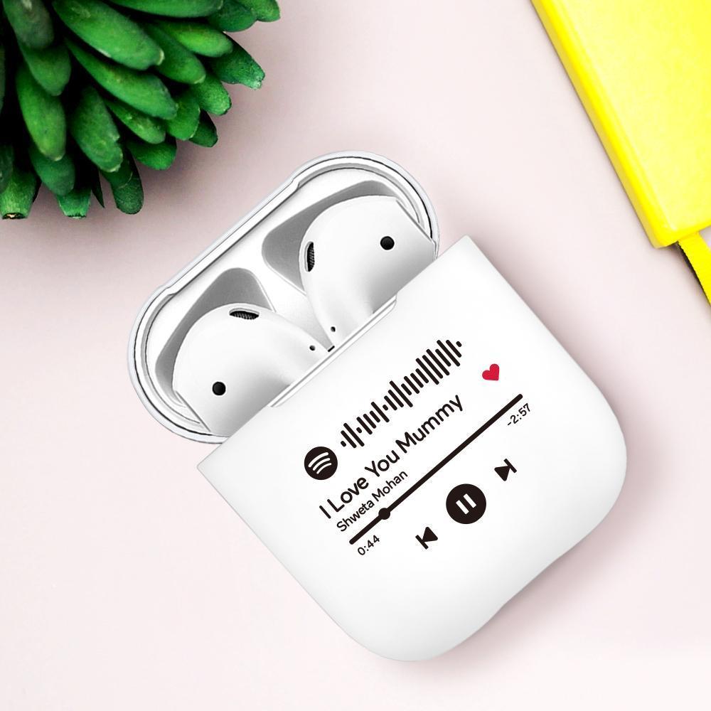 Código de Spotify escaneable personalizado Airpods 1/2 Estuche ...