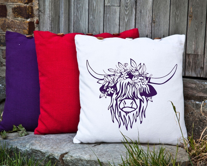 Highland Cow SVG Bull Head SVG Cow Shirt Svg File For Cricut | cowsvg.com