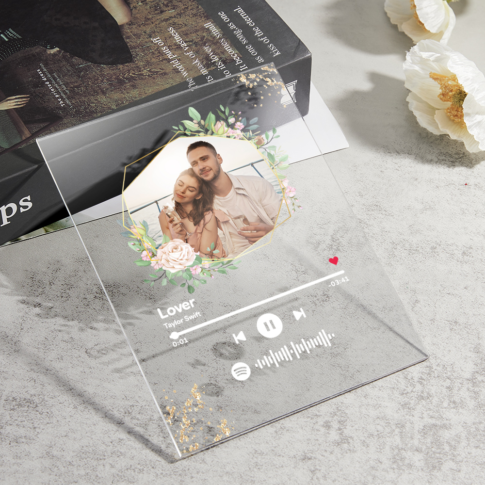 Custom Spotify Code Song Plaque Music Glass Keychain/Plaque/NightLight ...