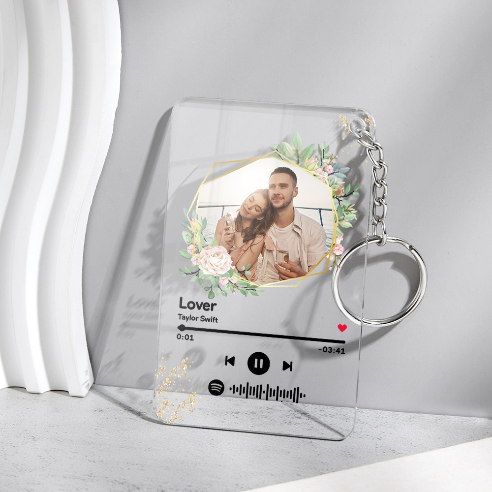 Custom Spotify Code Song Plaque Music Glass Keychain/Plaque/NightLight ...