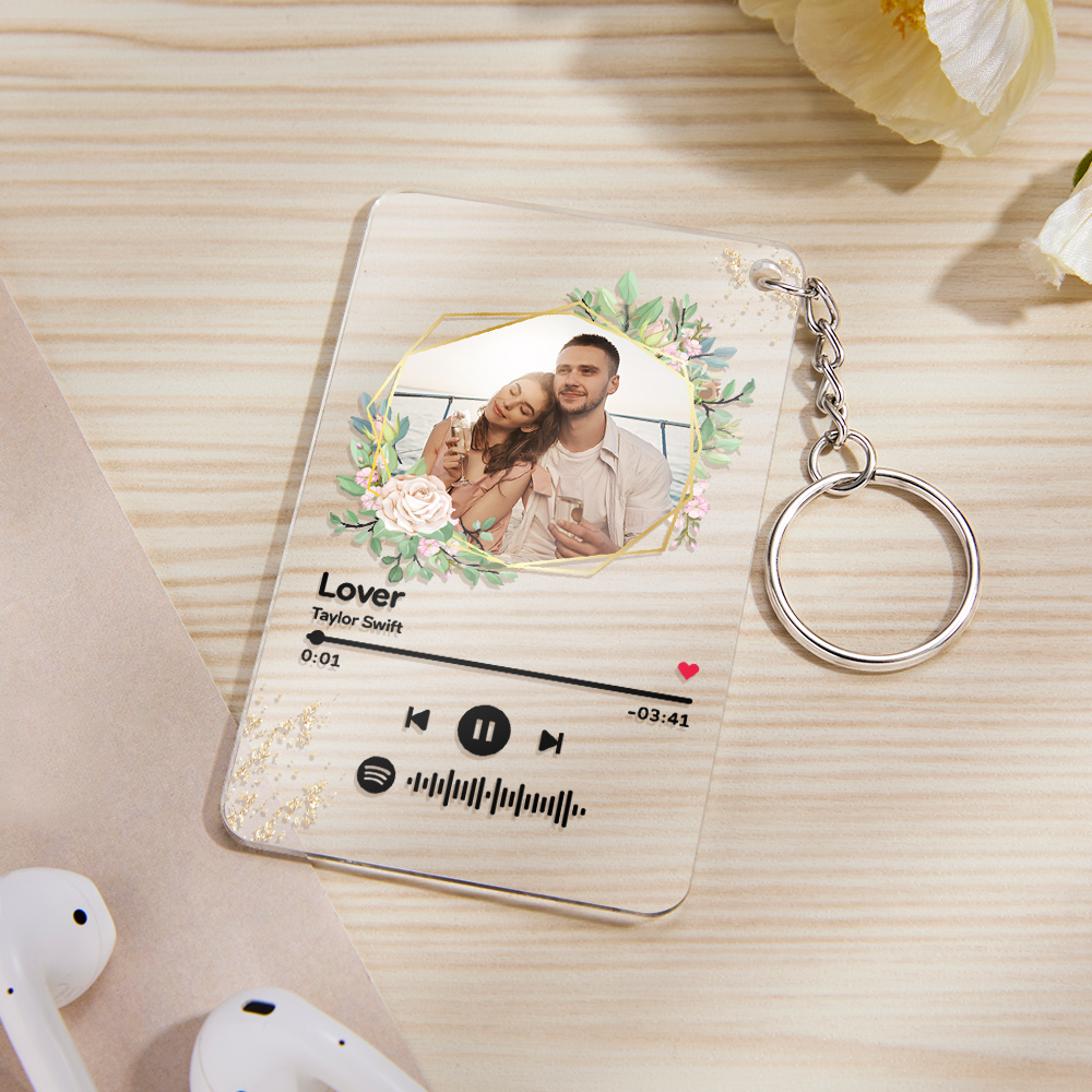 Custom Spotify Code Song Plaque Music Glass Keychain/Plaque/NightLight ...