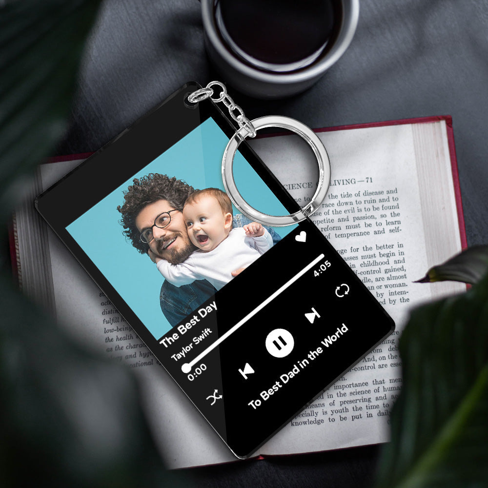 Chanson Porte-clés Porte-clés personnalisé Album personnalisé Porte ...