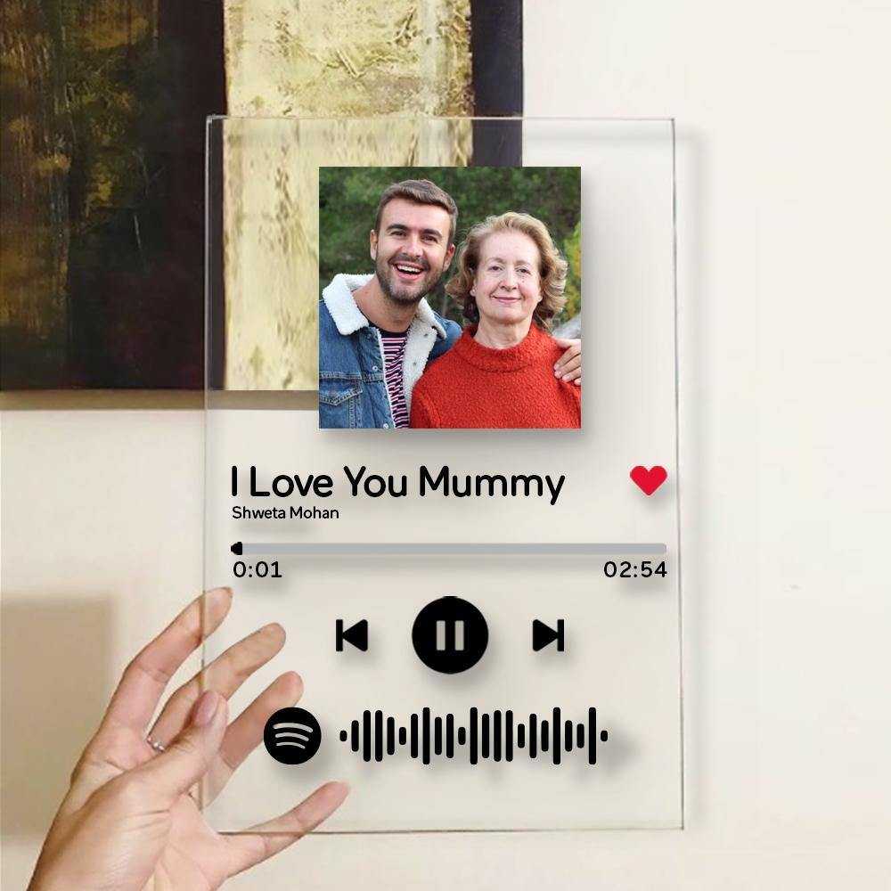 Spotify Art Scannable Spotify Code Custom Music Song Plaque Frame - 4.7IN X 6.3IN | Custom ...