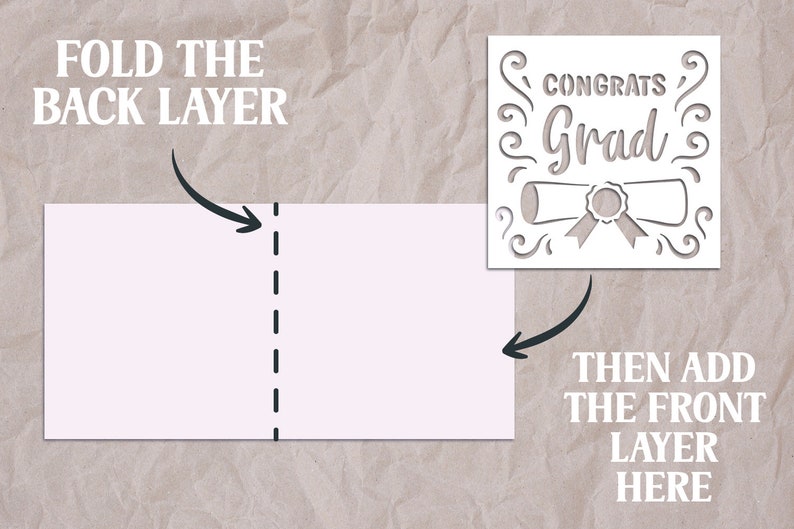Happy Graduation Papercut Card SVG High Quality Perfect for your Design ...