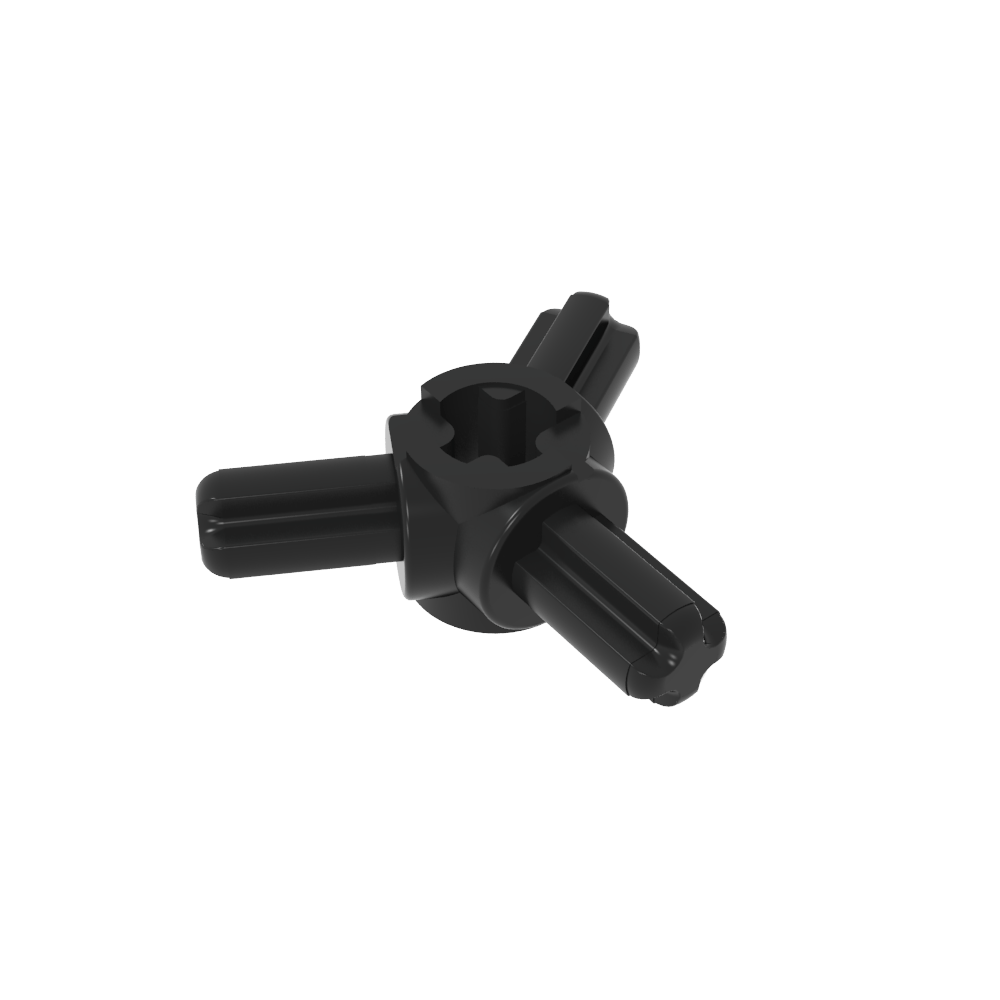 Technic Axle Connector Hub with 3 Axles at 120° – mygobricks.com