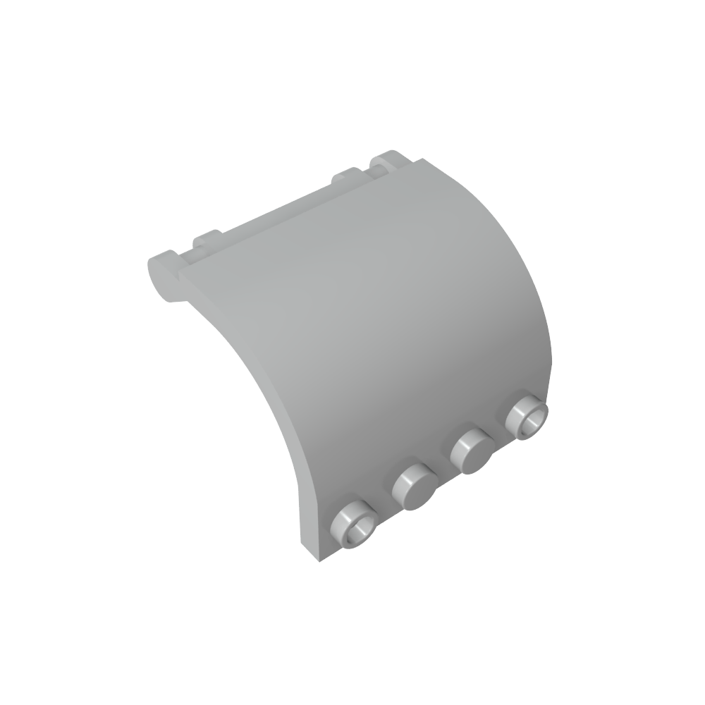 Hinge Panel 3 x 4 x 3 Curved – mygobricks.com