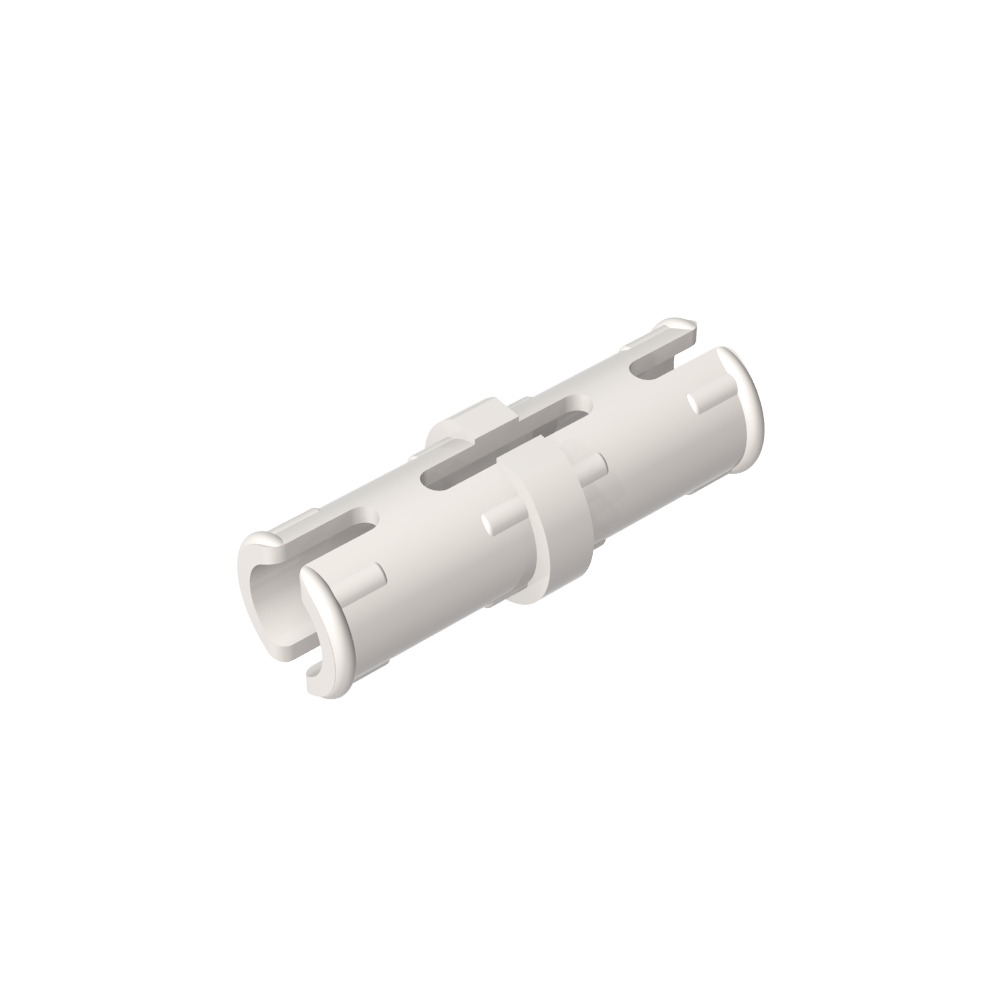 Technic Pin with Friction Ridges Lengthwise and Center Slots ...
