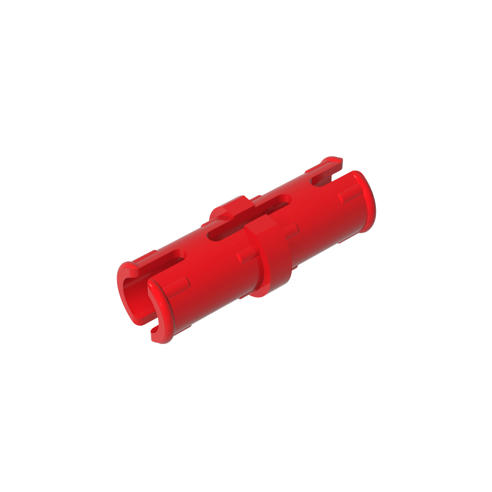 Technic Pin with Friction Ridges Lengthwise and Center Slots ...