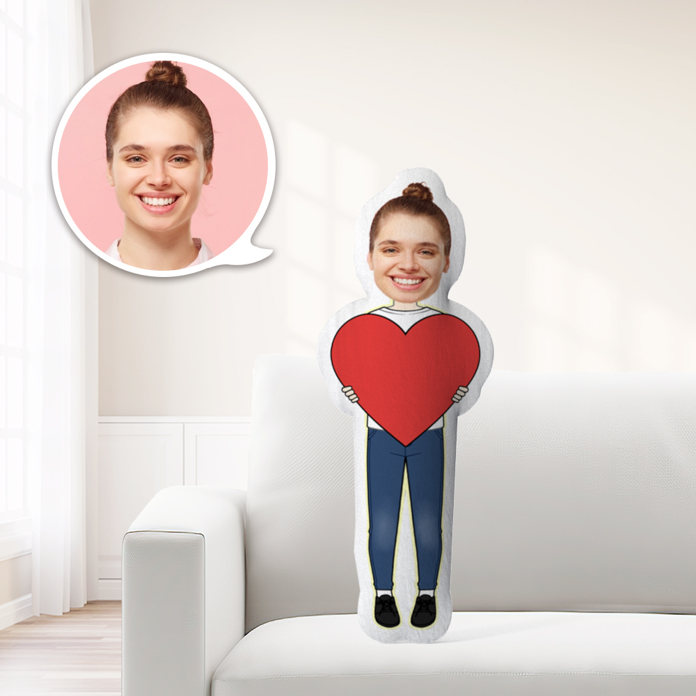 Custom MiniMe Pillow, Stuffed Toy with Your Face, Custom Body Pillow ...