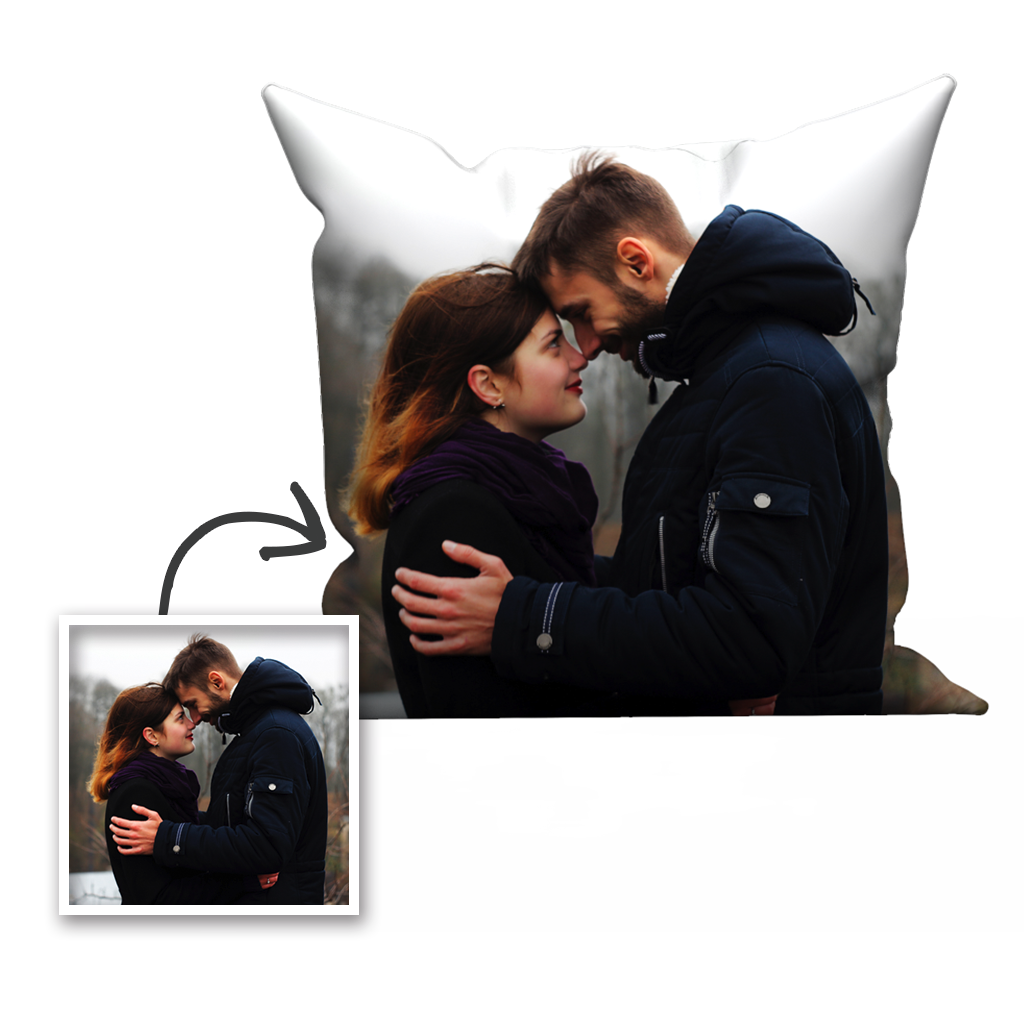 Limited Offer Custom Couple Photo Throw Pillow | Minime Pillow, Custom ...