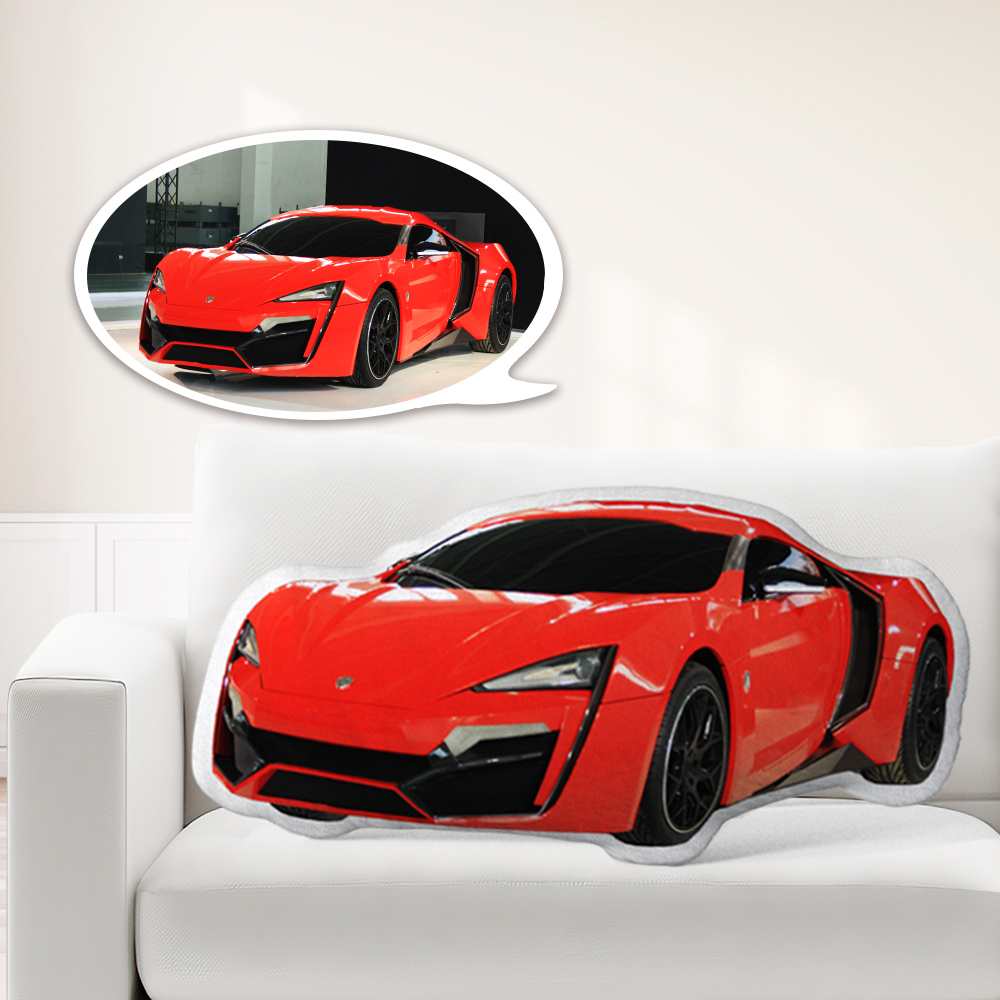 Custom Car Photo Pillow, Personalized Pillow, 3D Car Pillow | Minime ...