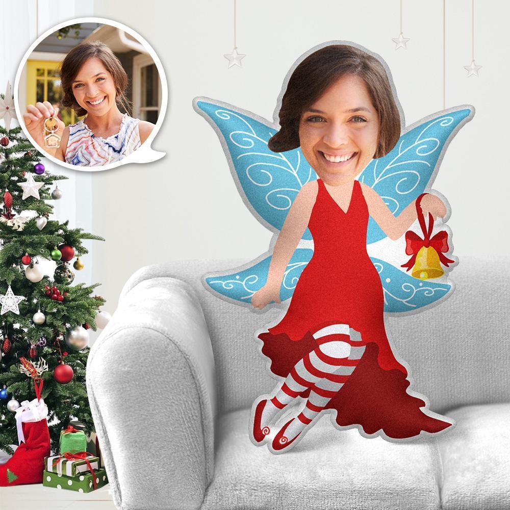 Custom Christmas Elf Pillow Gift，Custom Your Face Pillow, Christmas Elf ...