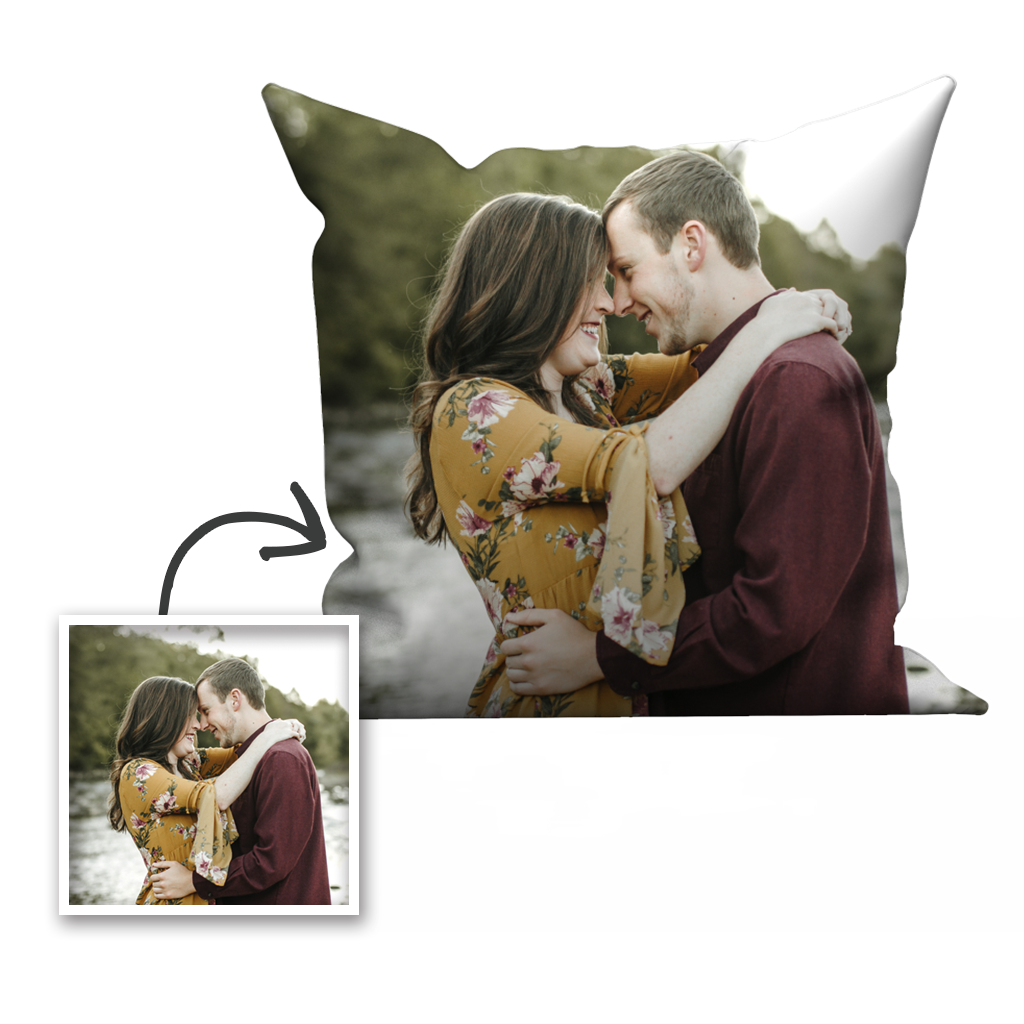 Limited Offer Custom Couple Photo Throw Pillow | Minime Pillow, Custom ...