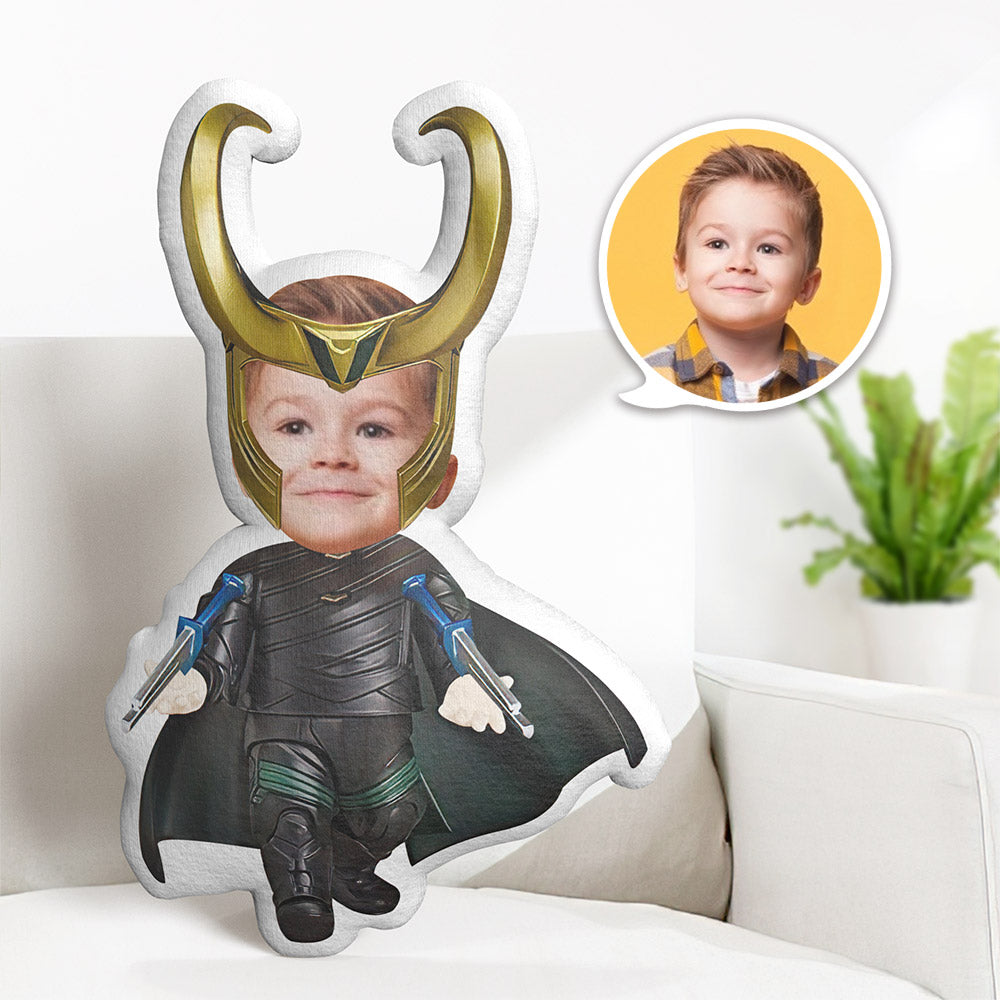 Super Hero | Minime Pillow, Custom Face Pillow, Personalized Photo ...