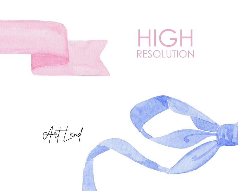 Watercolor ribbon banners and bows clipart Ribbon Banner Svg ...
