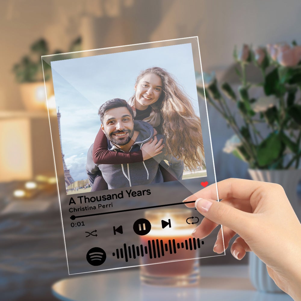 Spotify Cadre Spotify en Verre Paque Spotify Personnalisé Grande photo ...