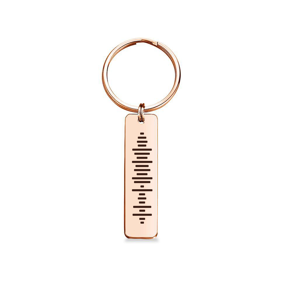 Porte Clé Code musique Cadeau Personnalisé musique Porte Clé Couple ...