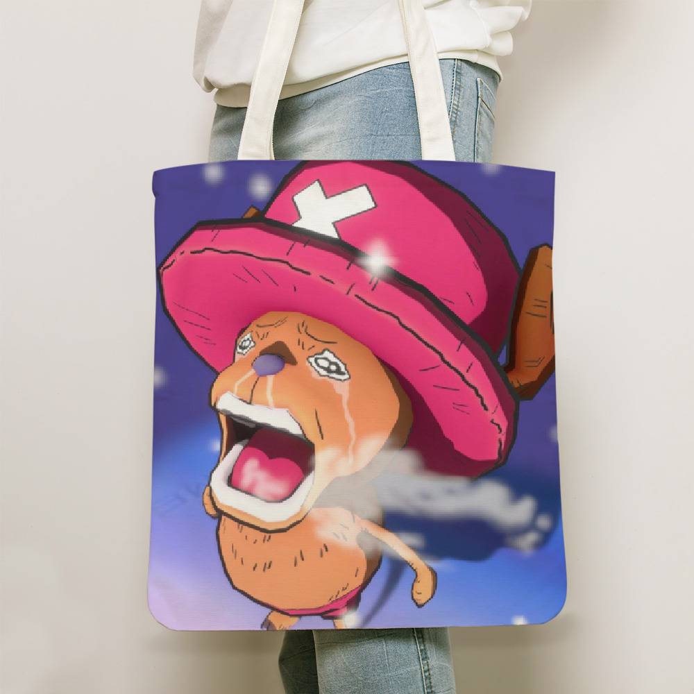 Chopper Crying Meme Totebags | choppercryingmeme.store