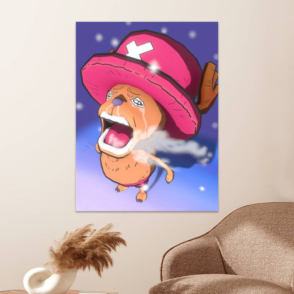 Chopper Crying Meme Poster | choppercryingmeme.store