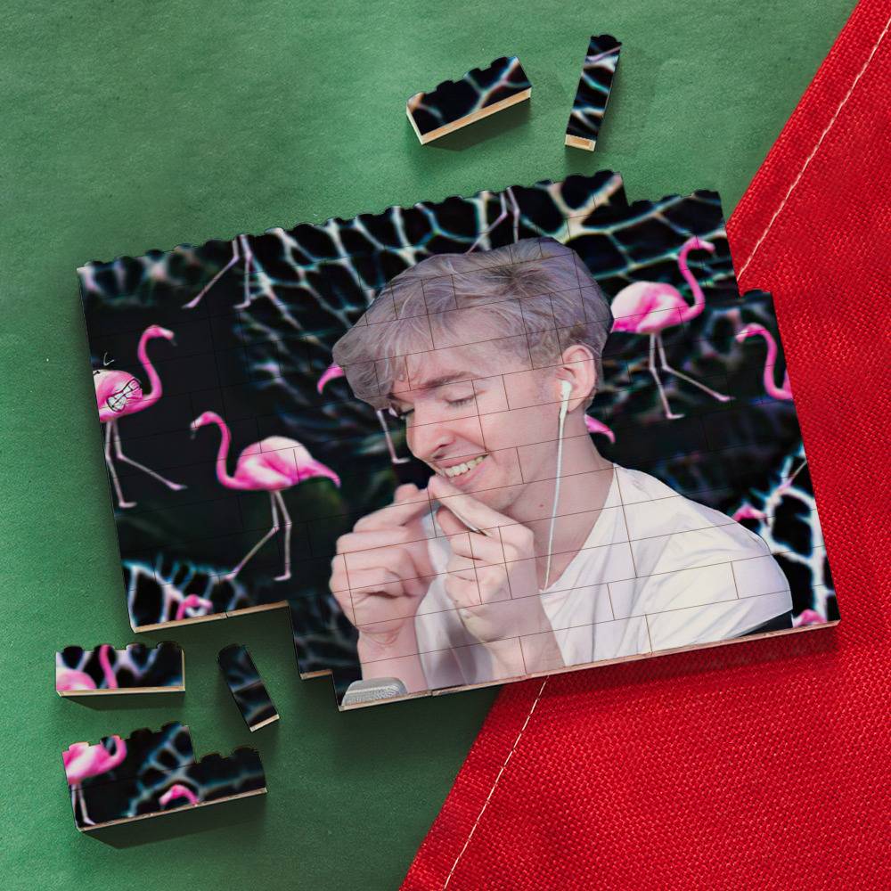 Flamingo Merch Building Block Gift for Fans | flamingomerch.shop