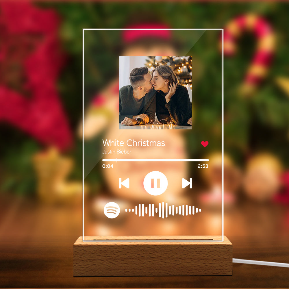 Cadeau de Saint Valentin Pour Elle Spotify Verre Douane Spotify Code ...