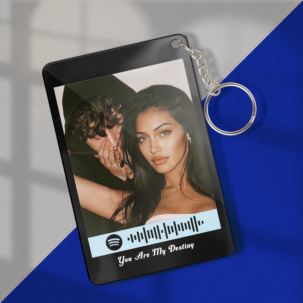 Custom Spotify Scan Code Keychain Plaque- Spotify Gifts Spotify Code ...