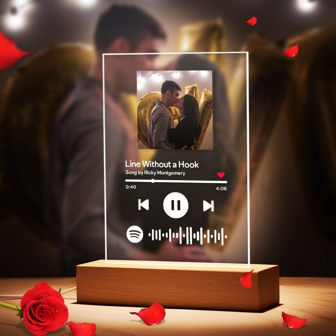 Cadeau De Saint Valentin Pour Un Ami Plaque De Musique Numérisable ...