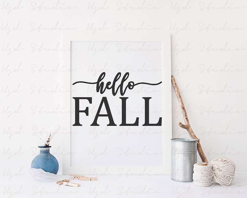 Hello Fall Svg Free | fallsvg.com
