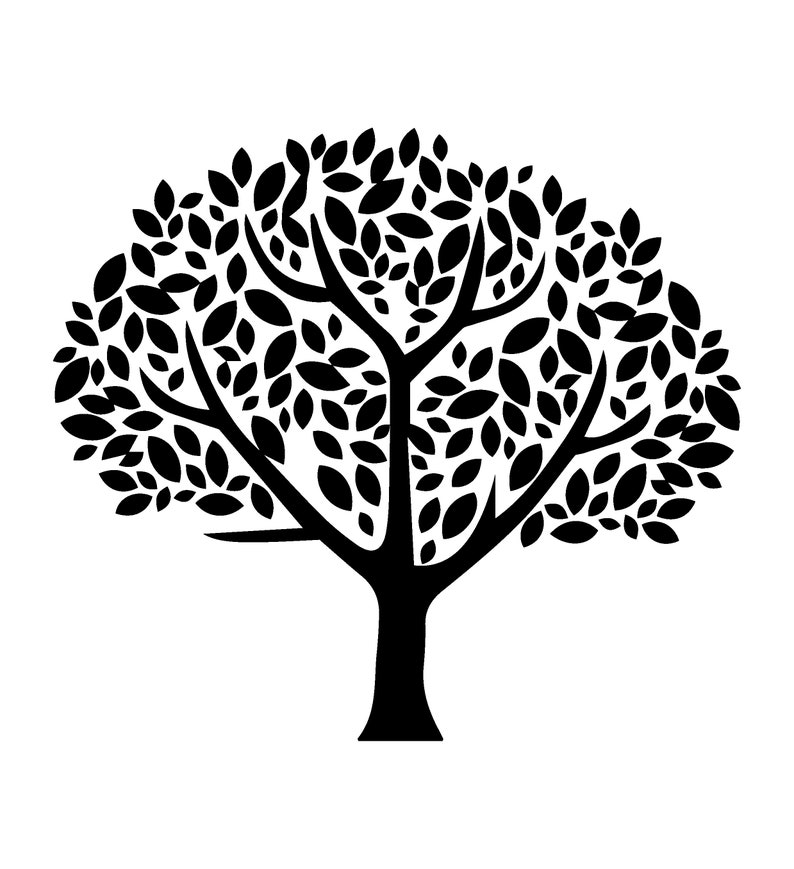 Family Tree Svg, Tree Silhouette Svg, Tree With Roots Svg | treesvg.com