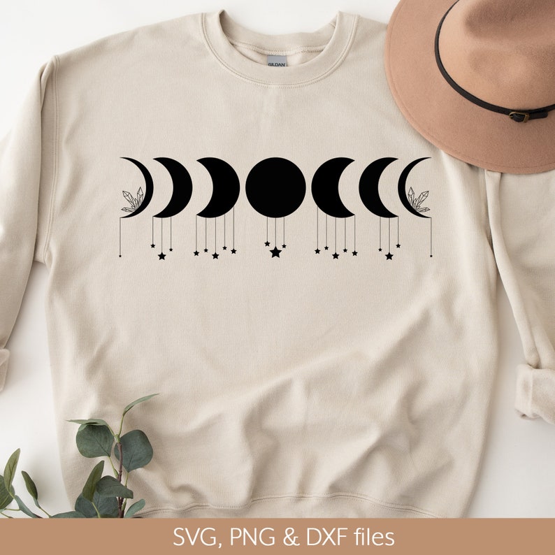 Moon Phase Svg, Moon Phases Svg Bundle Celestial Svg Witchy Svg ...