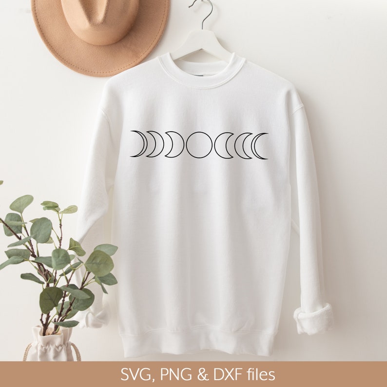 Moon Phase Svg, Moon Phases Svg Bundle Celestial Svg Witchy Svg ...