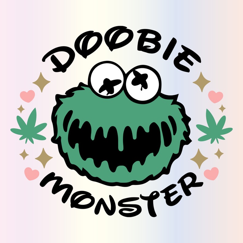 Funny Weed 420 Stoner Svg, Monster Svg | monstersvg.com