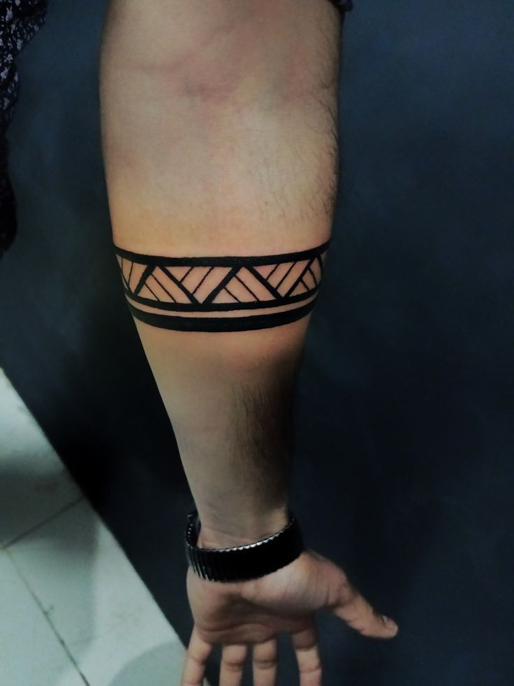 Risk Band Tattoos GLARYYEARS Arm Band Temporary Tattoo 18 Pack Super