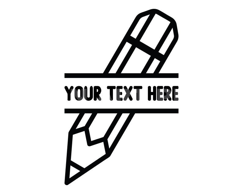 Pencil Outline Name Svg Unlimited Visualization Effects | pencilsvg.com