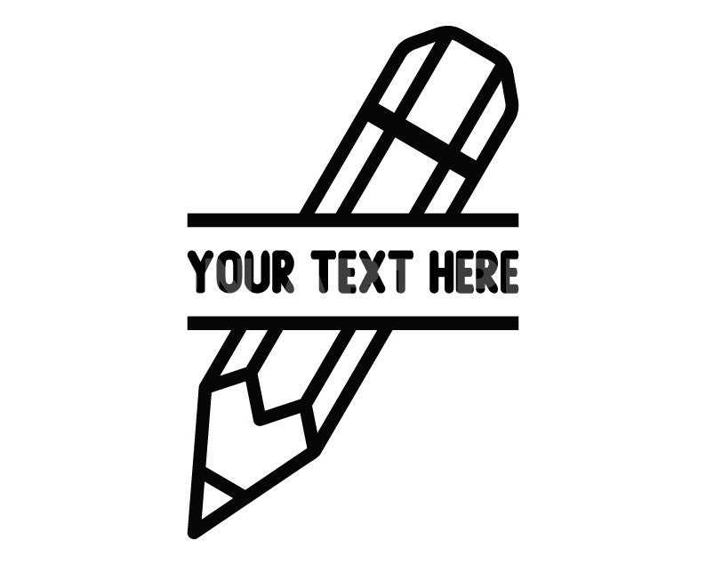 Pencil Outline Name Svg Unlimited Visualization Effects | pencilsvg.com